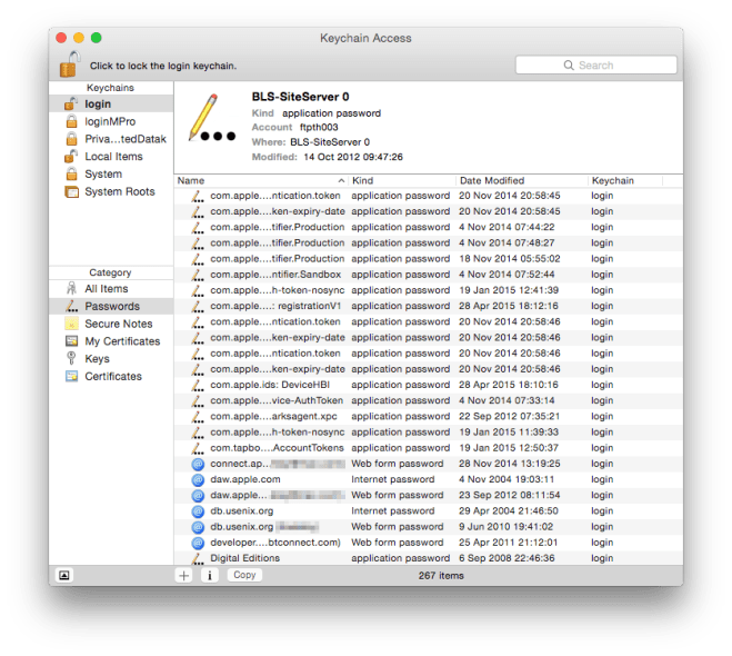 Q&A: Lost keychain – The Eclectic Light Company