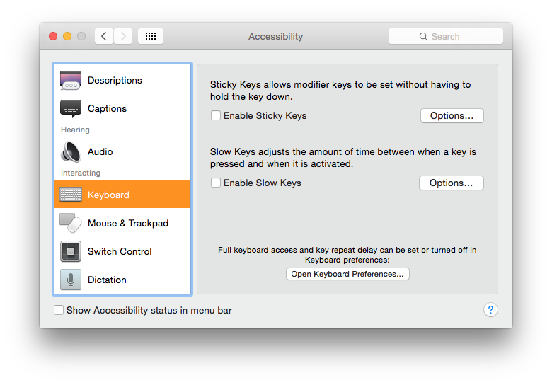 Q&A: Disabled key – The Eclectic Light Company