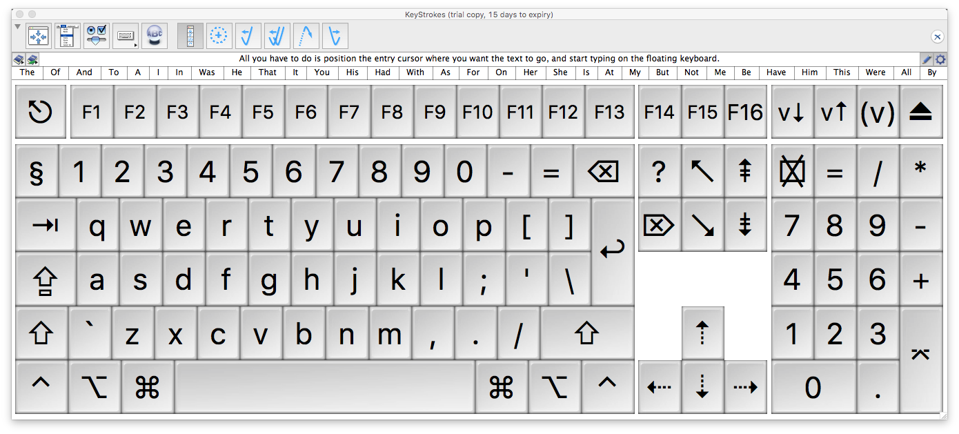 KeyStrokes: the ultimate assistive keyboard – The Eclectic Light Company