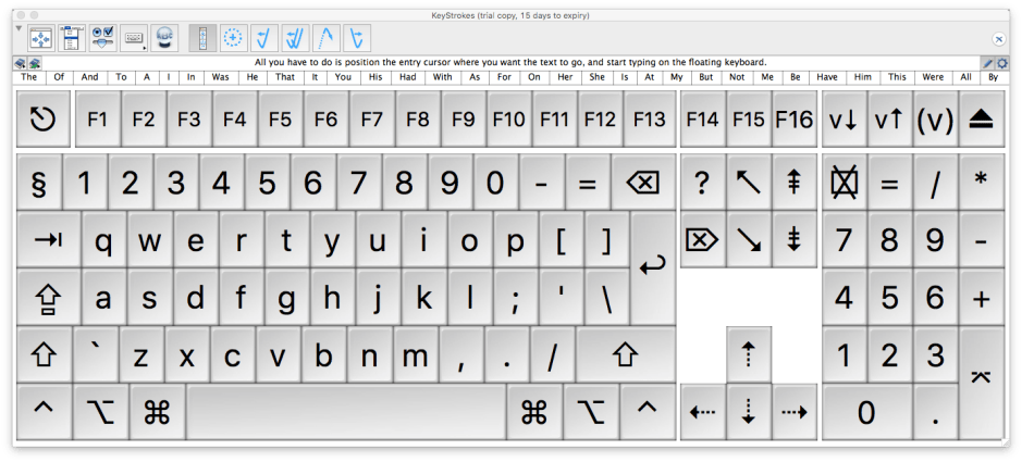 KeyStrokes: the ultimate assistive keyboard – The Eclectic Light Company