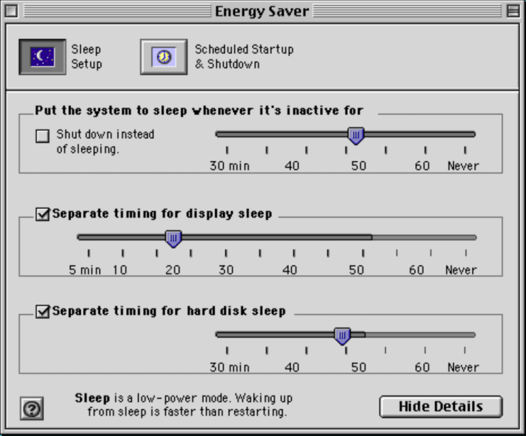 Power Management in detail: using pmset – The Eclectic Light Company