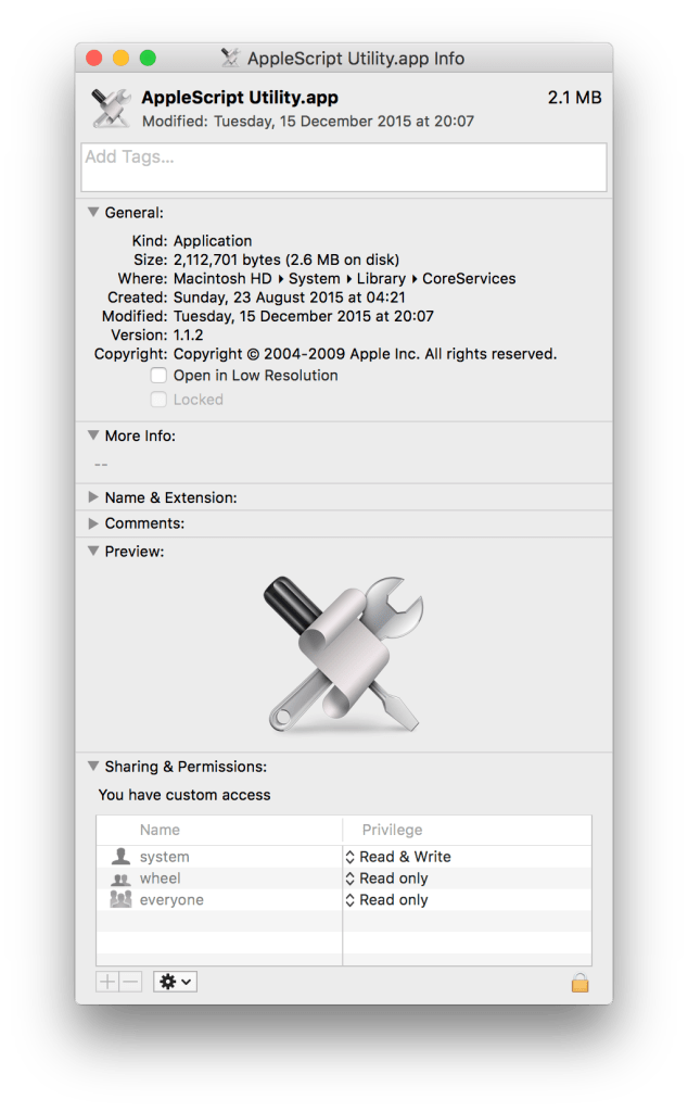 Permissions: the heart of access control – The Eclectic Light Company