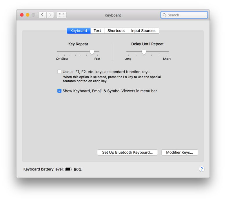 Holding down keys: accents or repeat? – The Eclectic Light Company