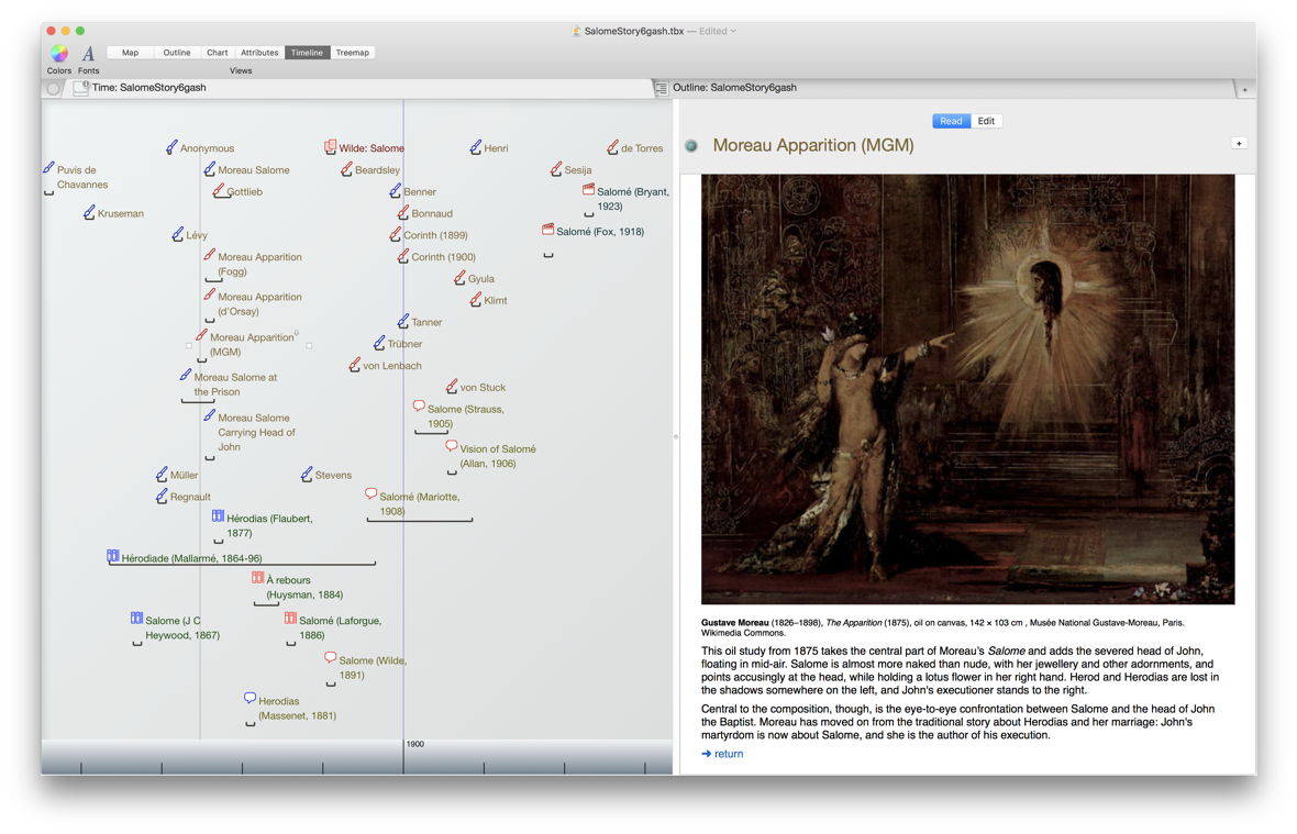 The Salome Story: analysing and telling changing narrative on your Mac ...