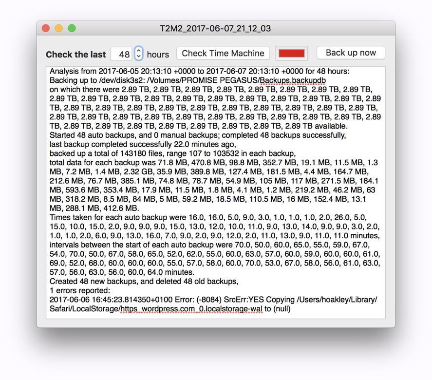 The Time Machine Mechanic (T2M2) version 1.0 released – The Eclectic ...