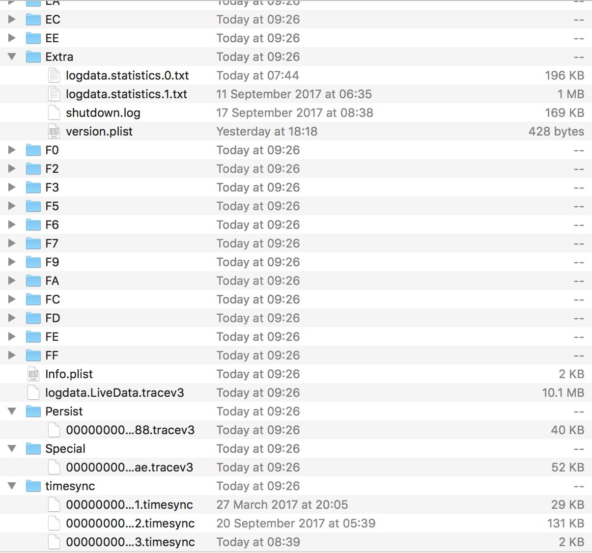 Browsing the unified log in difficult circumstances – The Eclectic ...