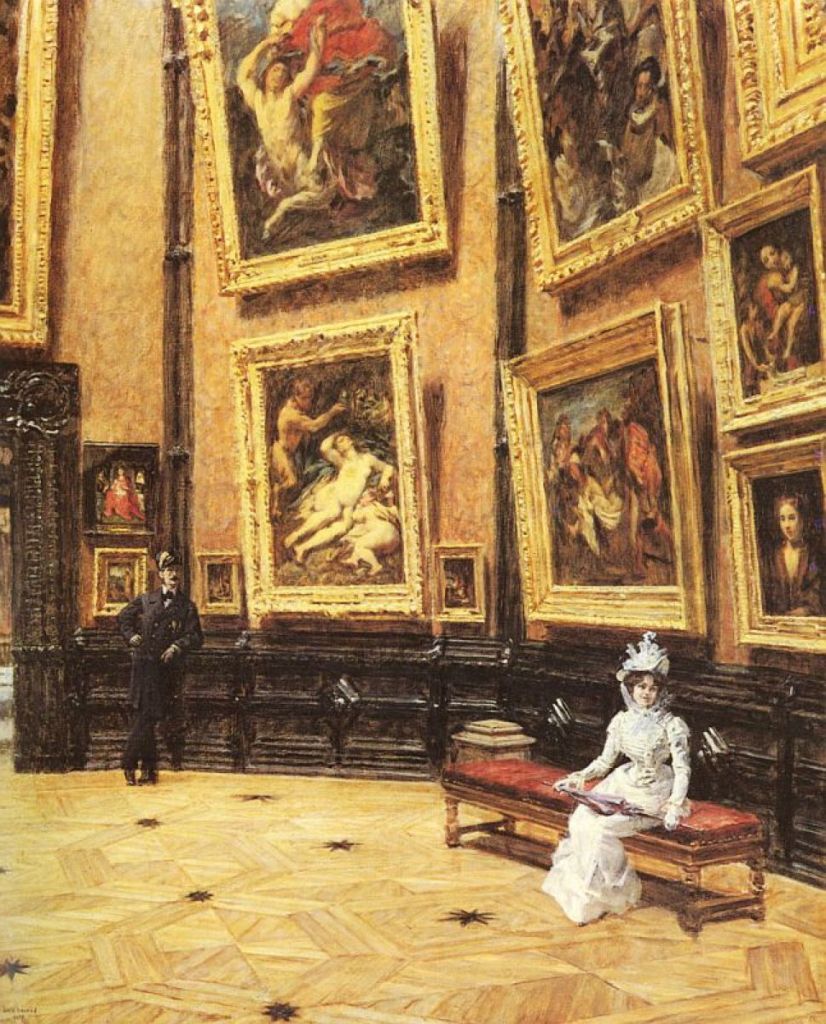 The Missing Mona Lisa: Louis Béroud painting painters painting ...