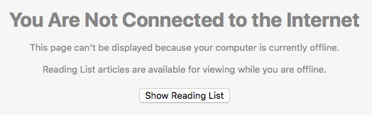 Safari offline reader is rapidly becoming functionless – The Eclectic ...