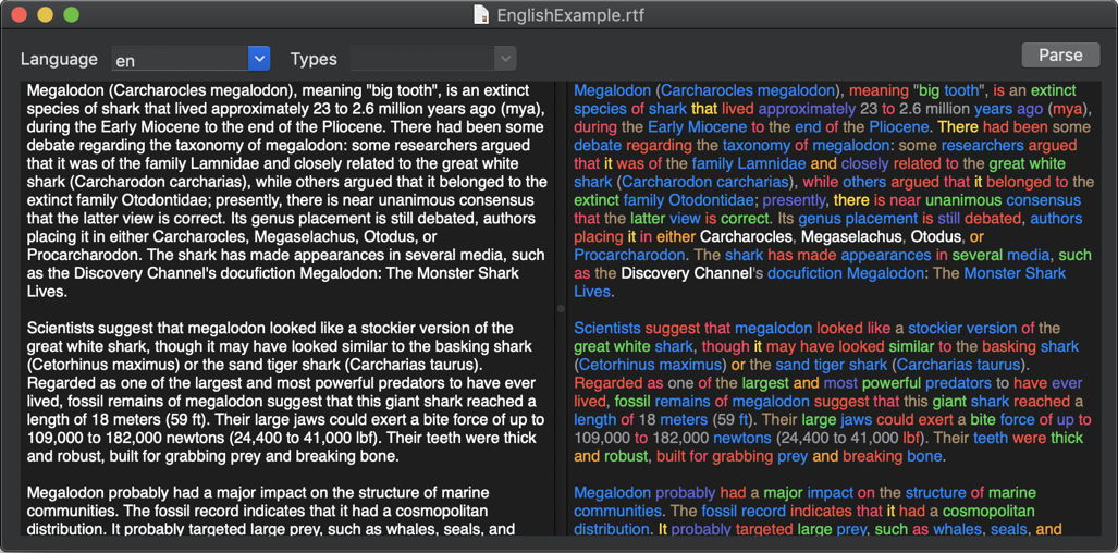 Looking at natural language processing in macOS Mojave – The Eclectic ...