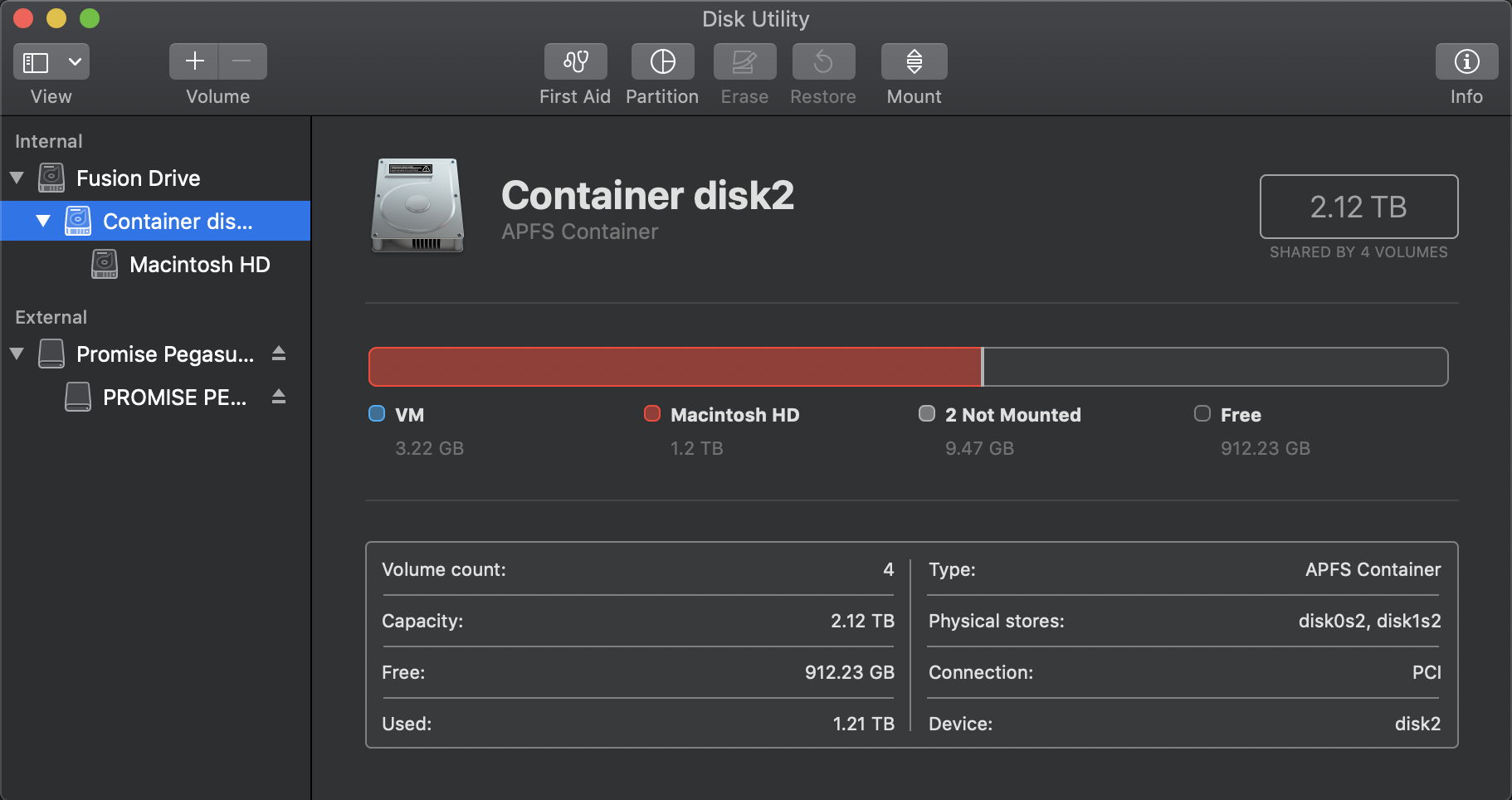 Fusion Drives in APFS – The Eclectic Light Company
