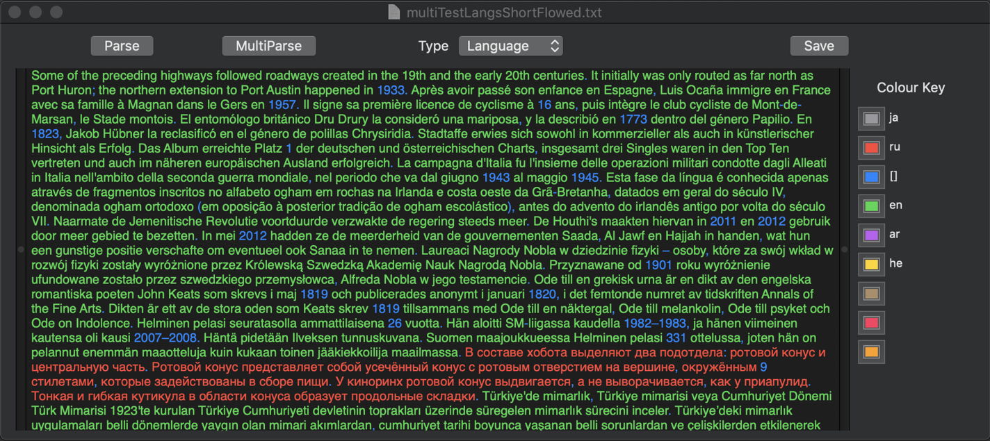 Making Sense of Text: How good is Mojave’s linguistic support? – The ...