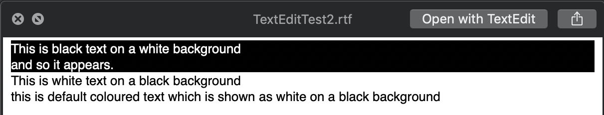 TextEdit 1.14: Not the Dark Mode you’d expect – The Eclectic Light Company