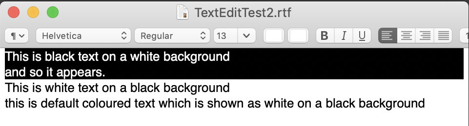 TextEdit 1.14: Not the Dark Mode you’d expect – The Eclectic Light Company