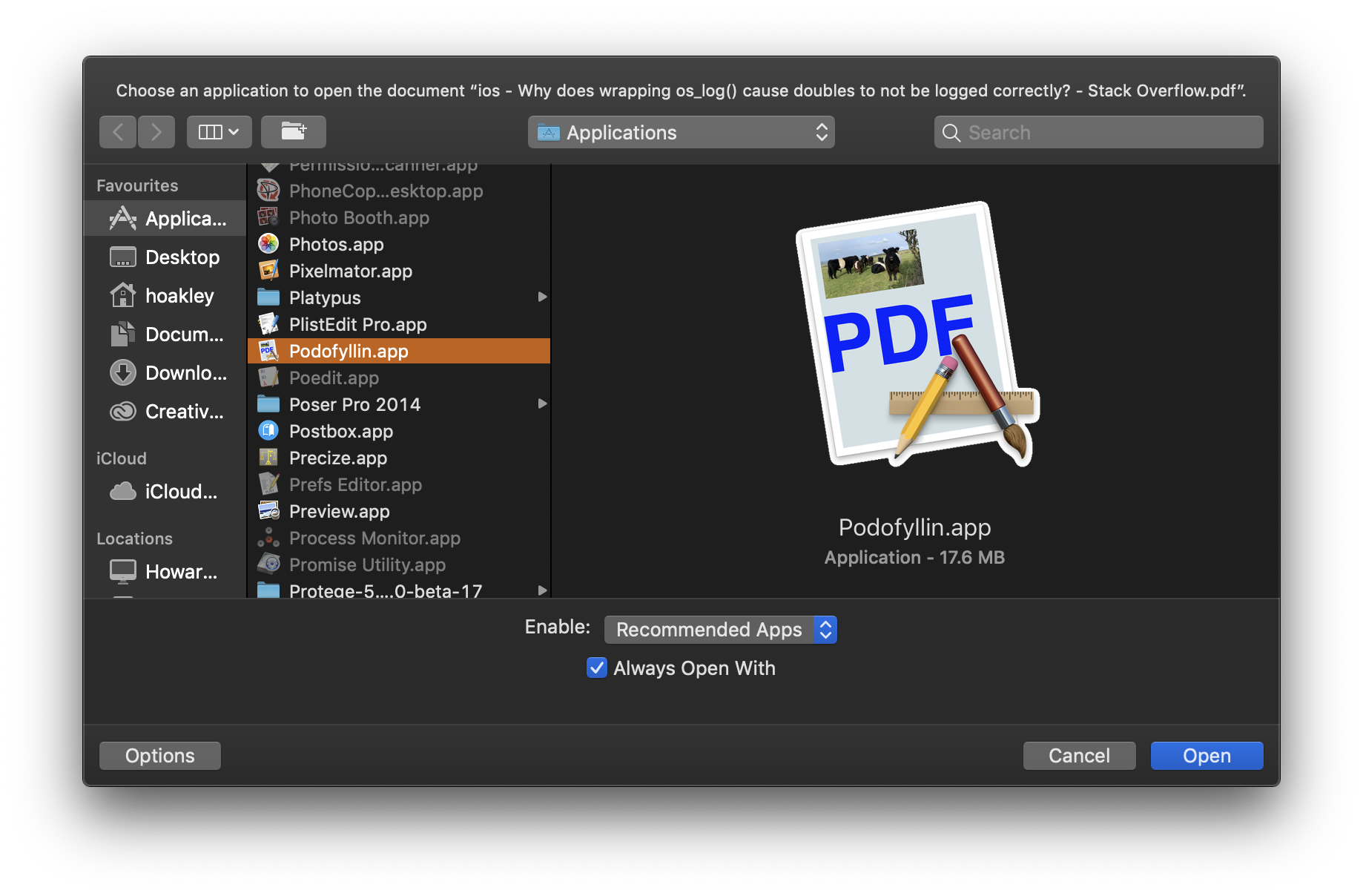 How macOS opens a file in the correct app – The Eclectic Light Company