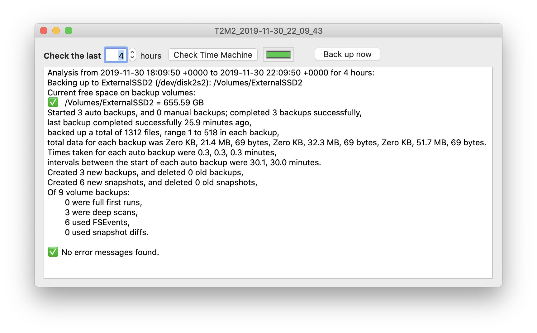 Time Machine: 3 Analysing automatic backups – The Eclectic Light Company