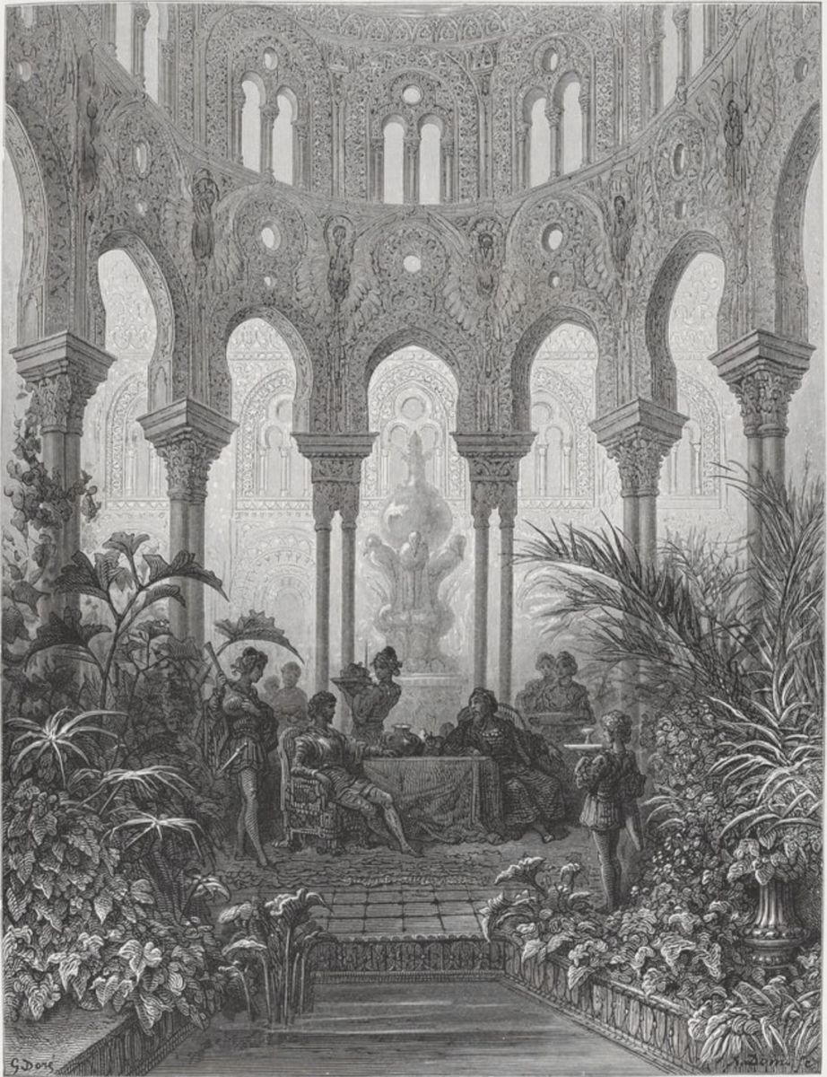 Orlando Furioso: Orlando victorious, and Rinaldo in pursuit of Angelica ...