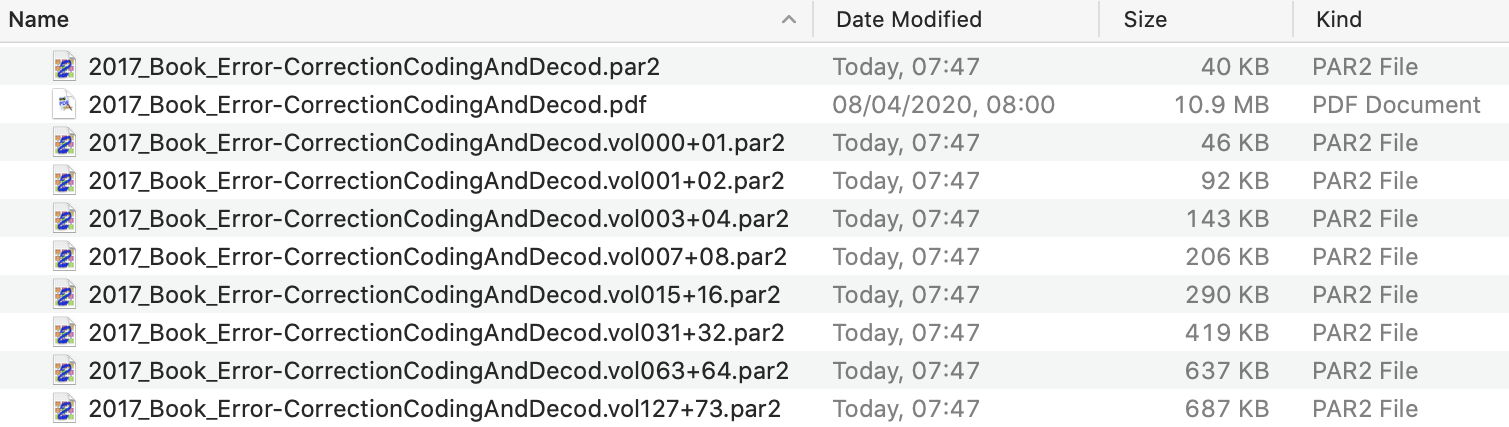 File Integrity 4 : Error-correcting code is available for macOS – The ...