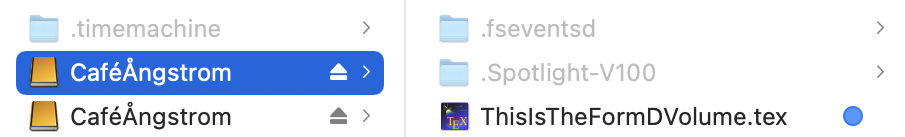 Volume names are still a Unicode mess – The Eclectic Light Company