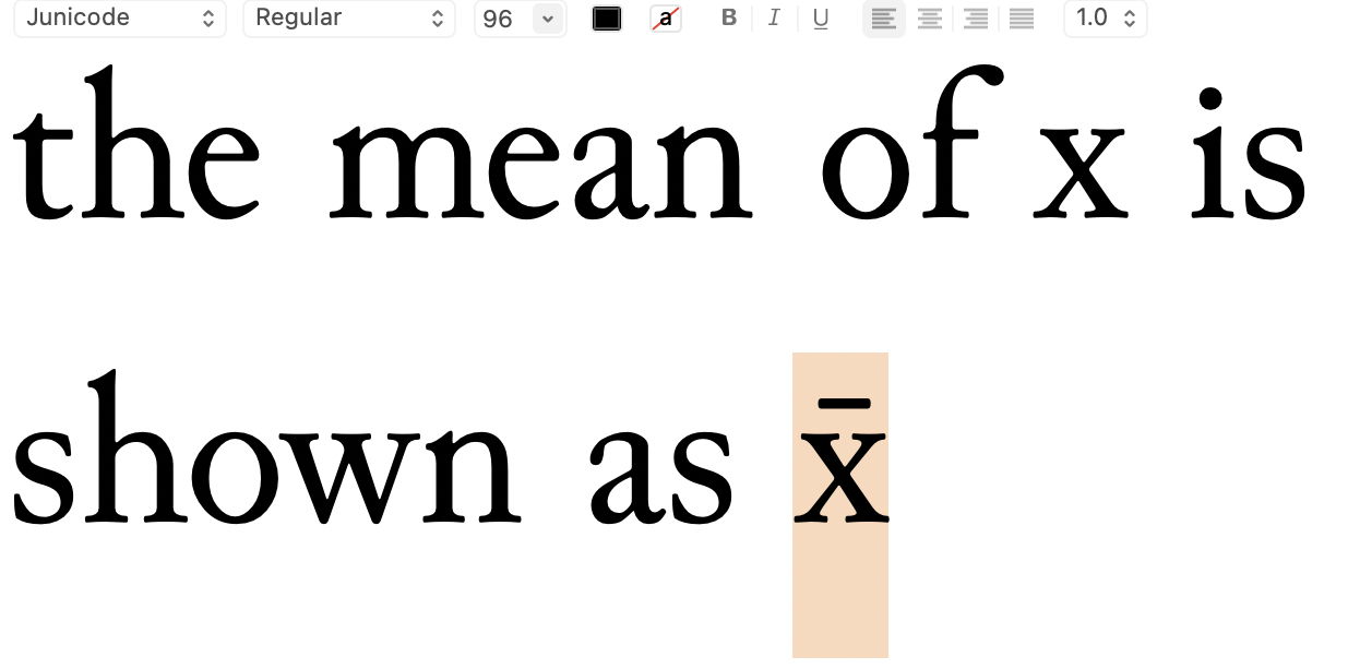 Forming unusual characters using Unicode and typography – The Eclectic ...