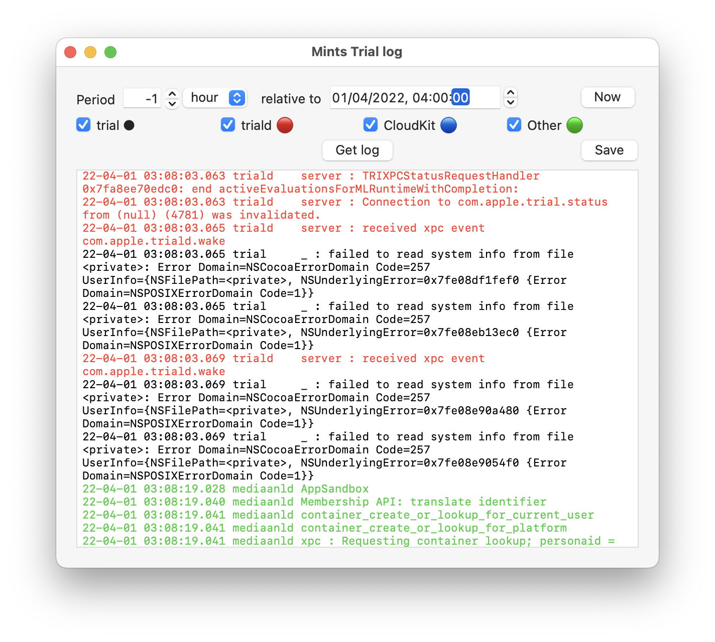 Digging deeper into Trial using Mints – The Eclectic Light Company