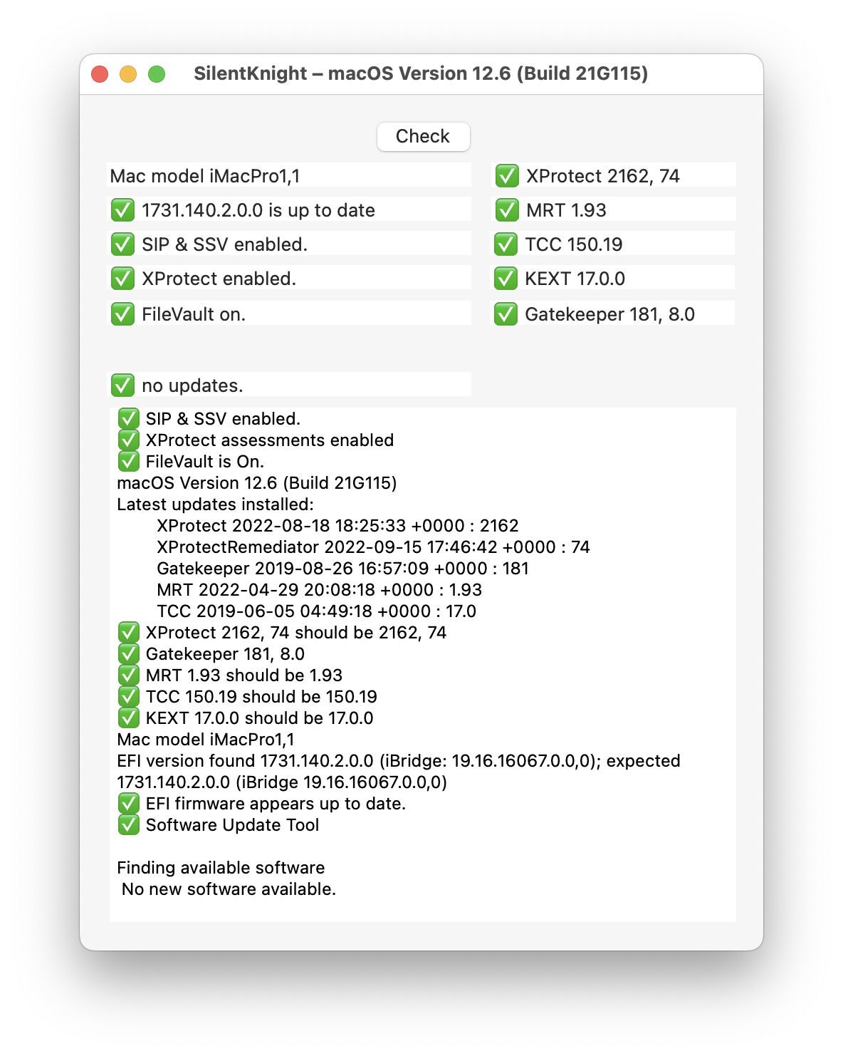 What does SilentKnight check and why? – The Eclectic Light Company