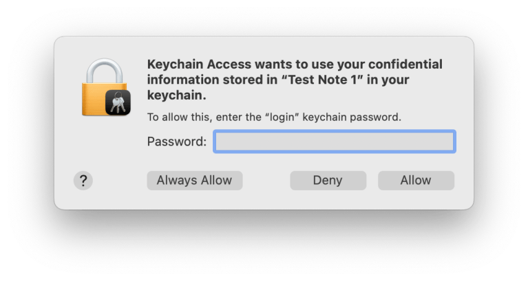 When should you provide a keychain or admin password? – The Eclectic ...