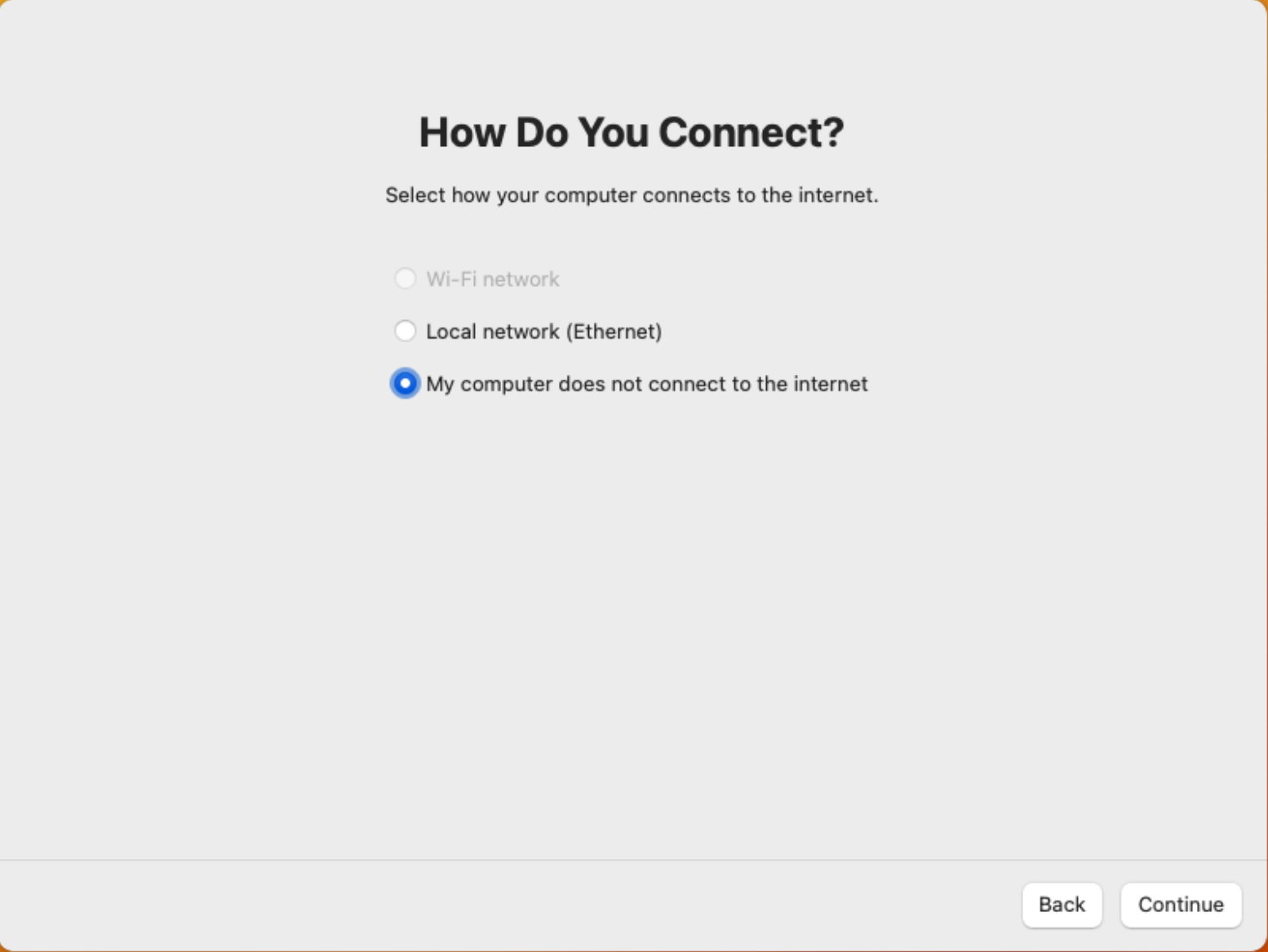 Using a Mac without a network connection – The Eclectic Light Company