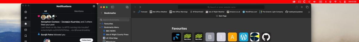 Red menu bar in Sonoma – The Eclectic Light Company