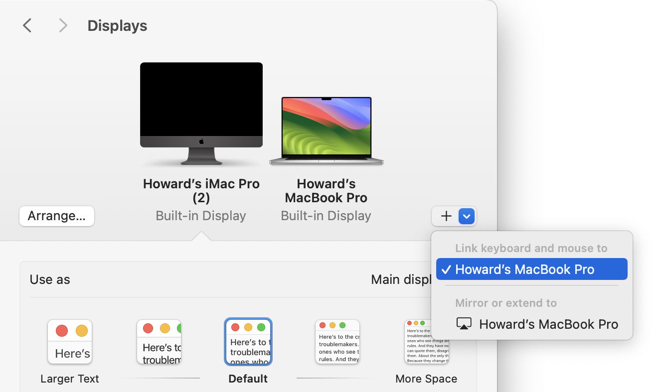 Share your Mac’s display and control – The Eclectic Light Company