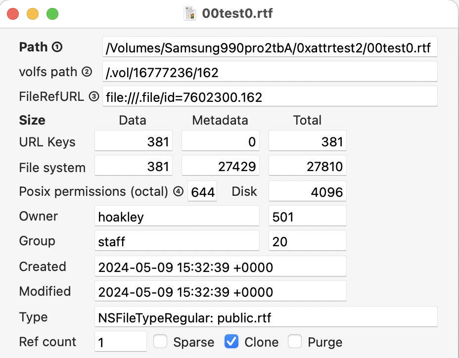 APFS: Extended attributes revisited – The Eclectic Light Company