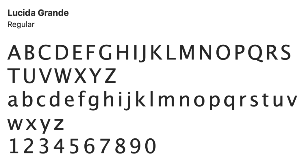 A brief history of Mac system fonts – The Eclectic Light Company