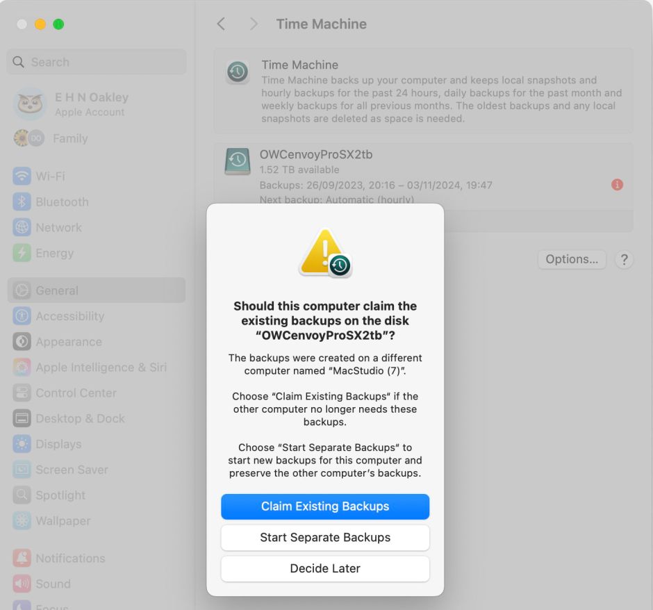 Migrating to a new Mac, and claiming Time Machine backups – The ...